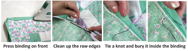 Hand Stitching Quilt Binding | Connecting Threads Tutorial